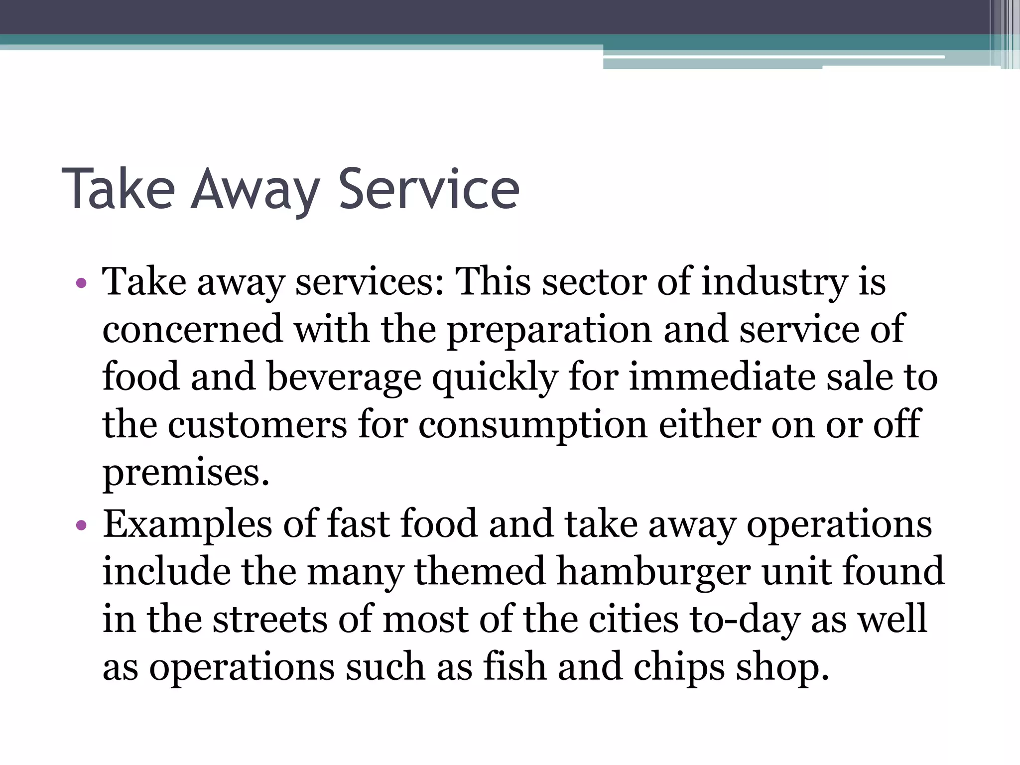 FOOD & BEVERAGE SERVICE BASICS | PPTX