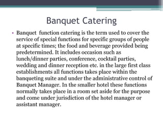 FOOD & BEVERAGE SERVICE BASICS | PPTX