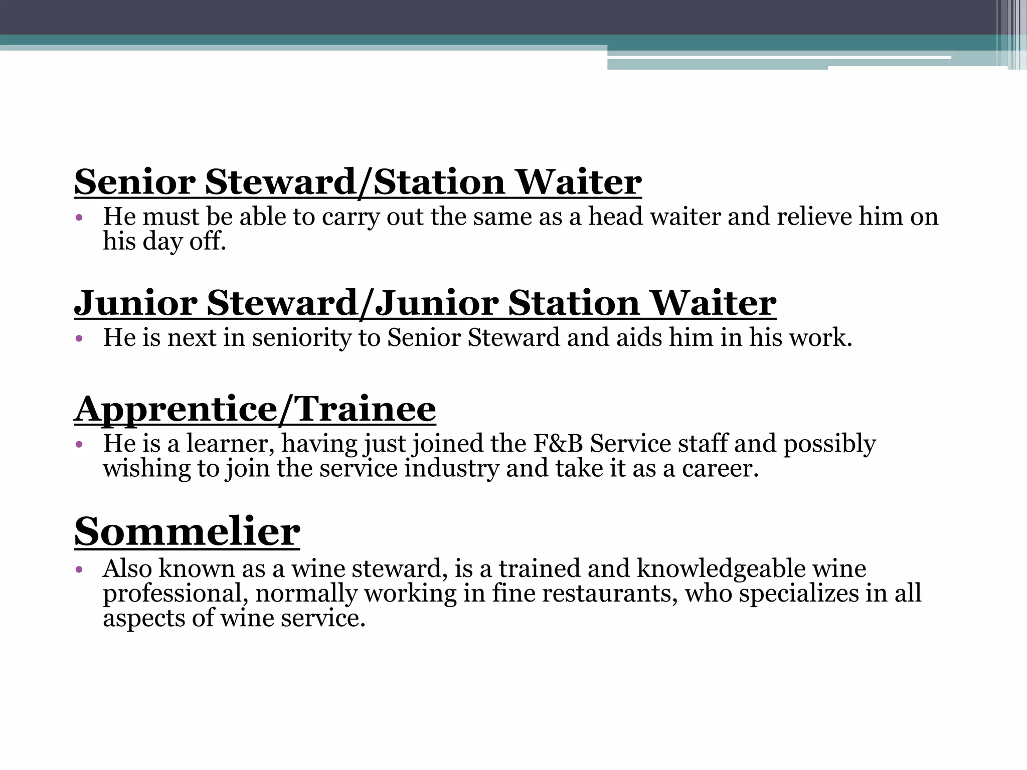 Food & Beverage Department Organization & Hierarchy Chart.pptx