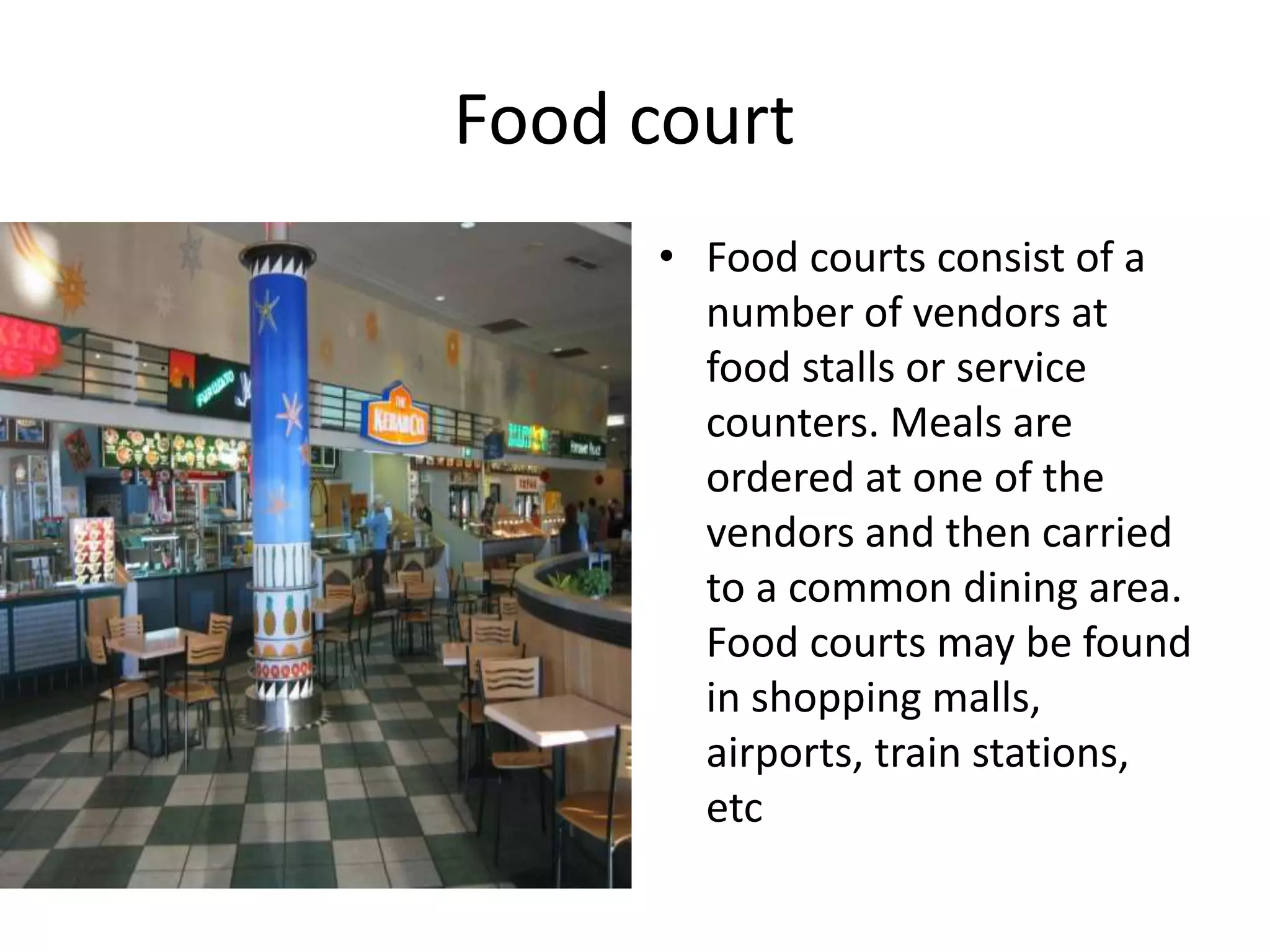Food and beverage outlets in Hospitality industry | PPTX