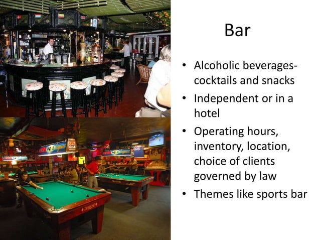 Food and beverage outlets in Hospitality industry | PPTX