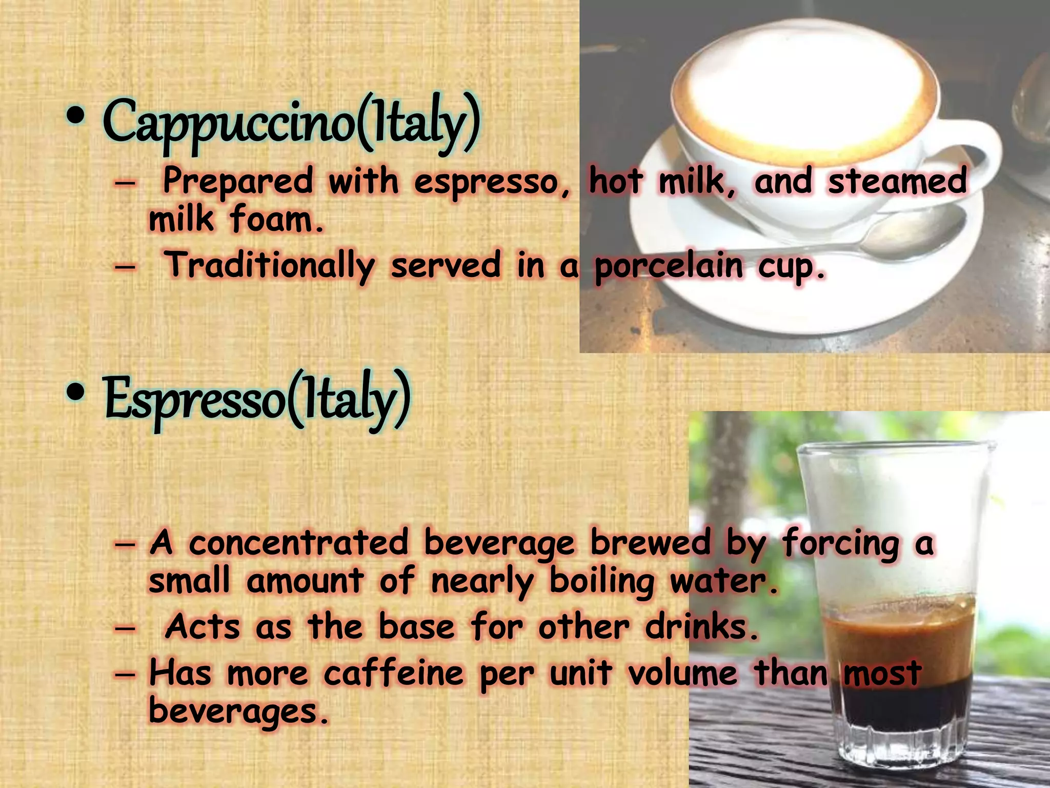 Coffee : Different Kinds of Coffee & Styles of Coffee | PPTX
