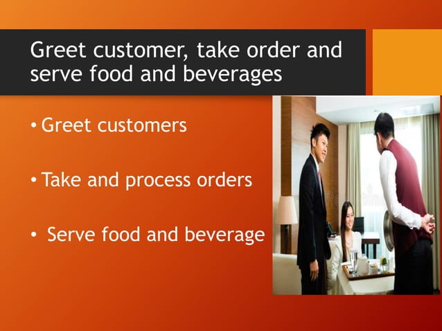 Food &beverage service steward ppt | PPTX | Business | Business and Finance