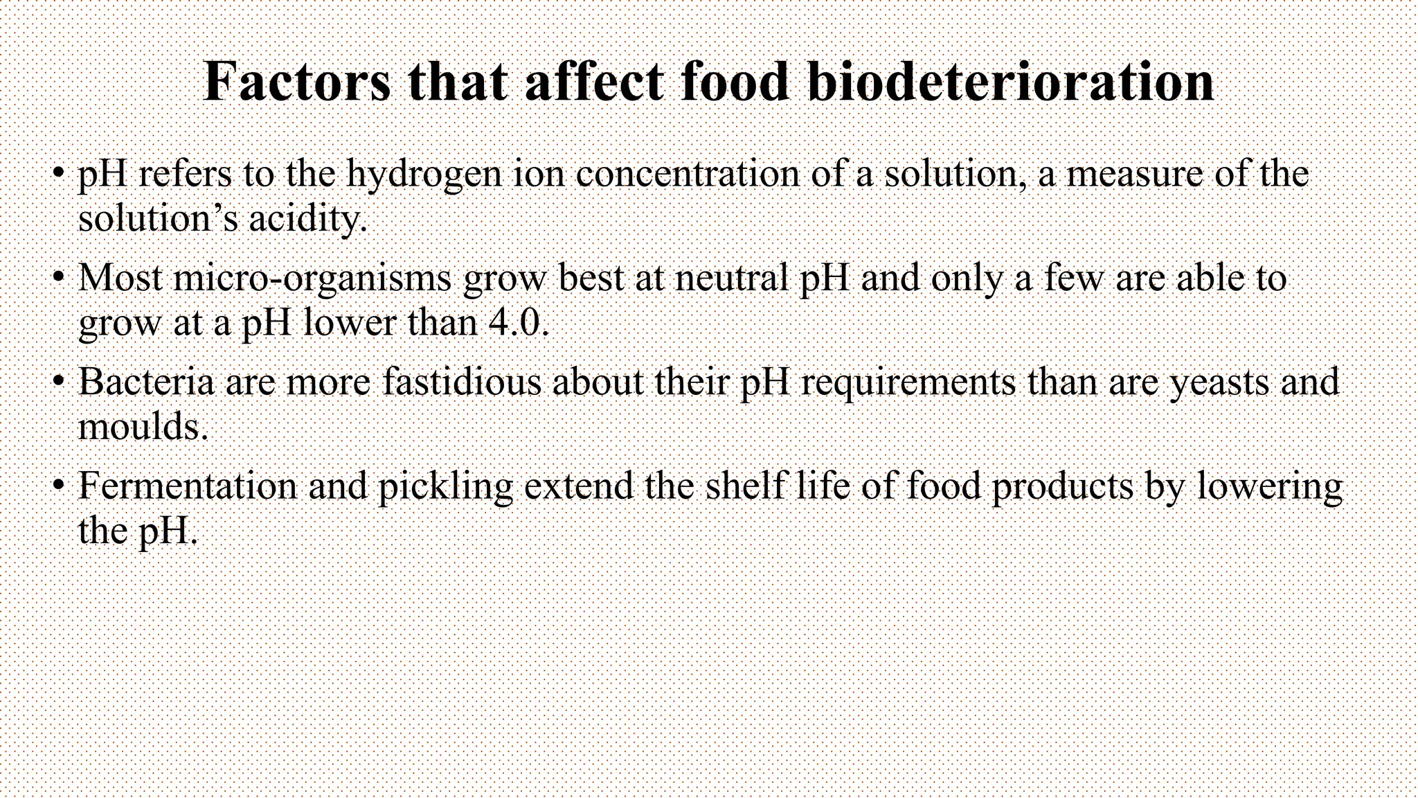 Food biodeterioration | PPTX