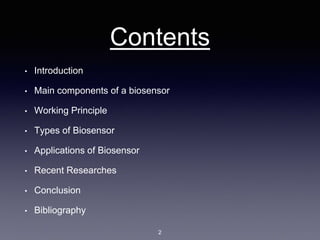 Biosensors | PPTX