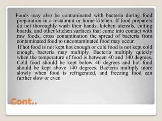 Food born dieases or illness | PPTX