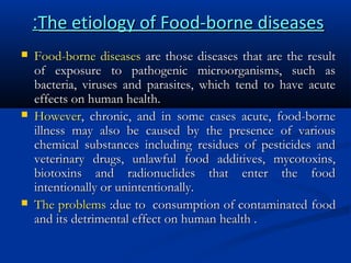Food born diseases presentation | PPT