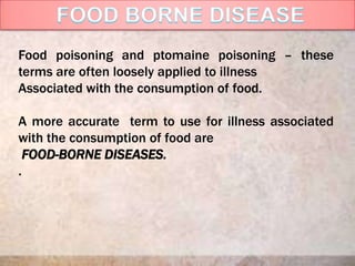 Food Borne Diseases | PPTX
