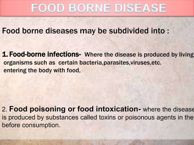 Food Borne Diseases | PPT