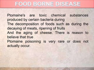 Food Borne Diseases | PPTX