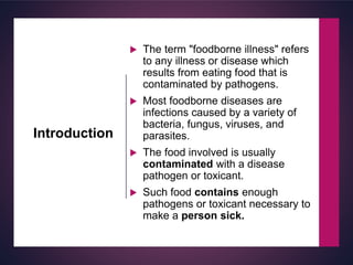 Food hygiene and safety: Foodborne Disease.pptx