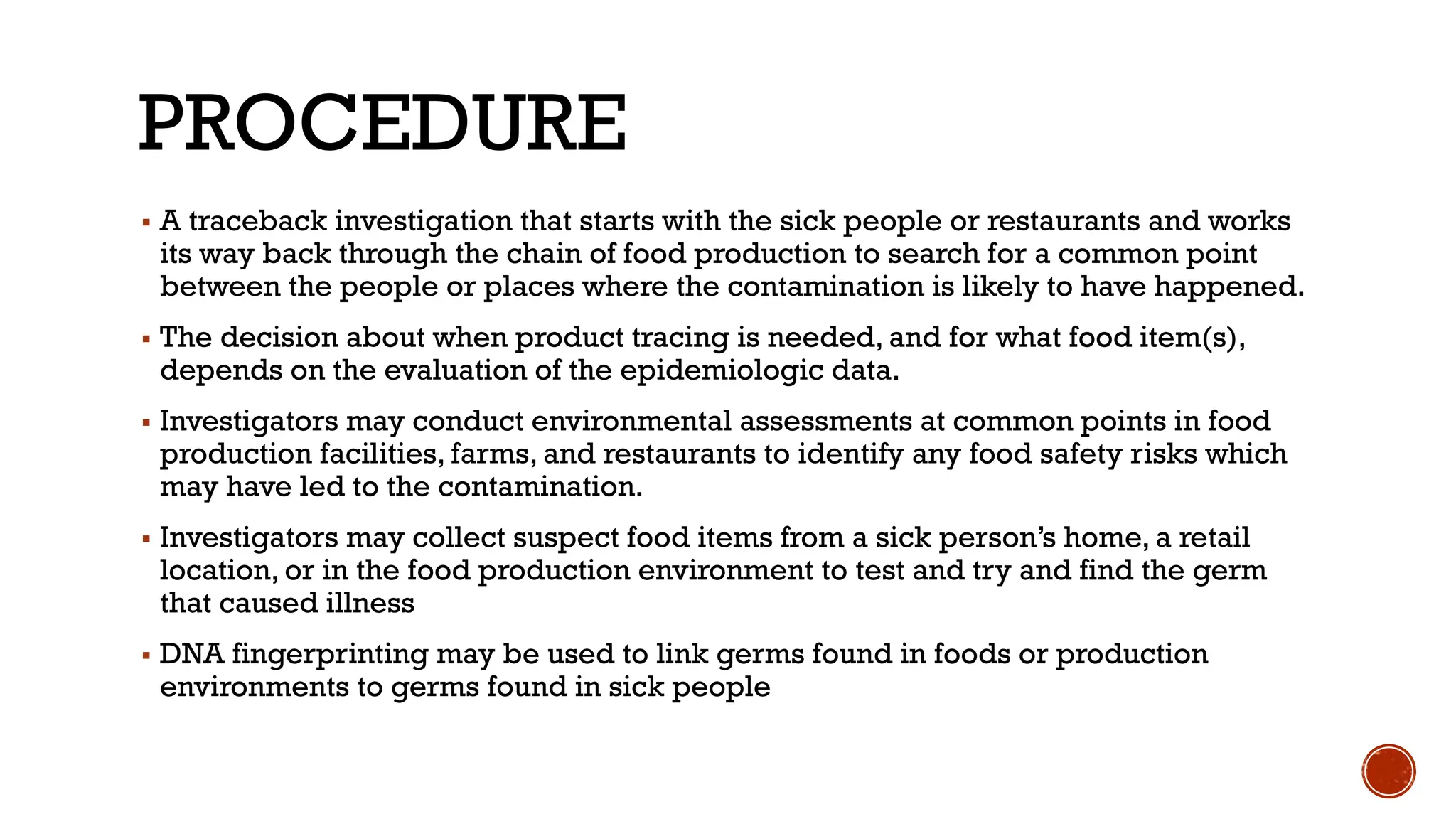 Food borne disease outbreak | PDF