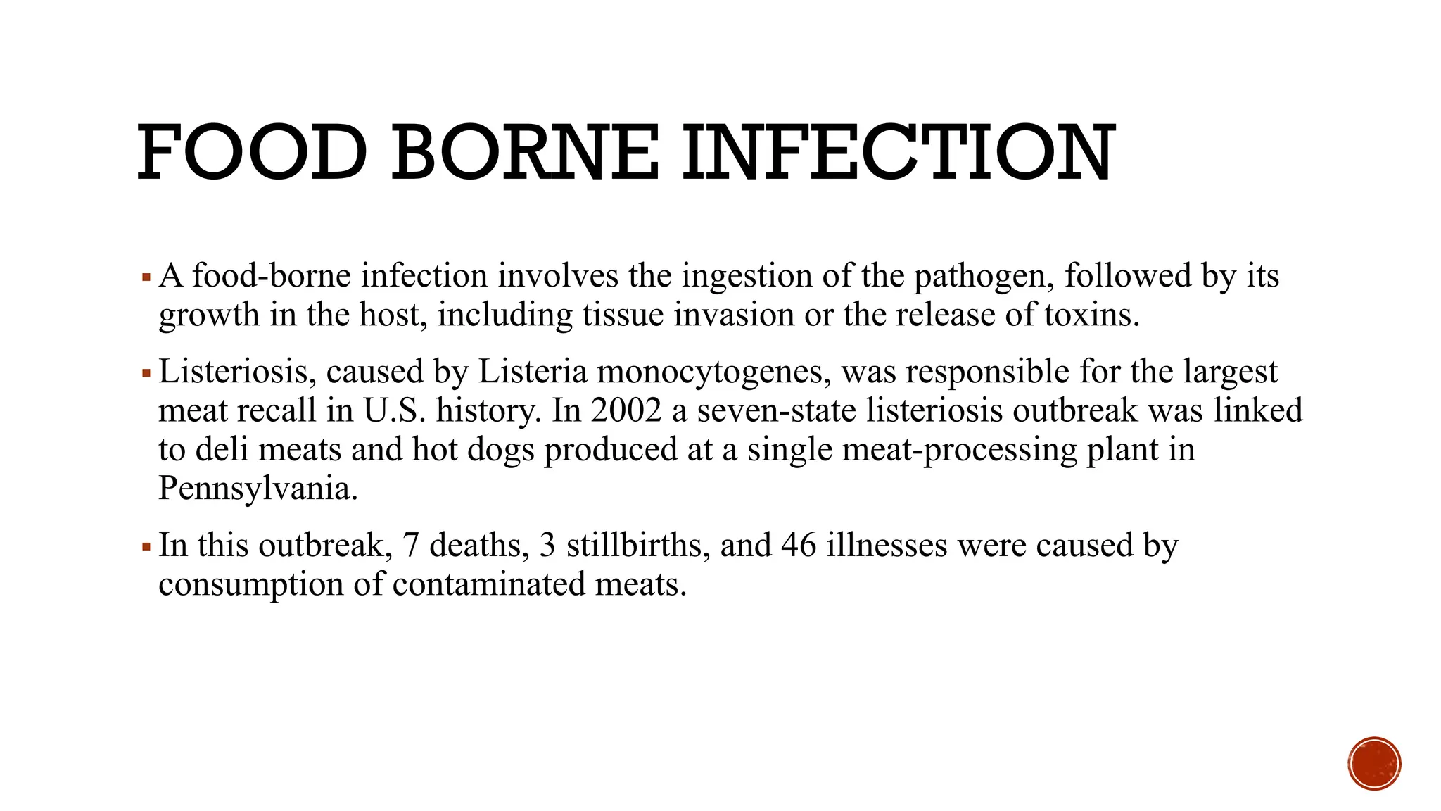 Food borne disease outbreak | PDF