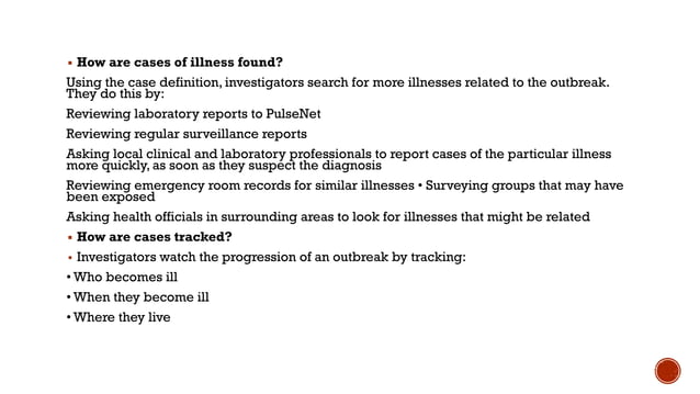 Food borne disease outbreak | PDF