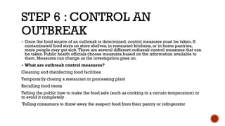 Food borne disease outbreak | PDF