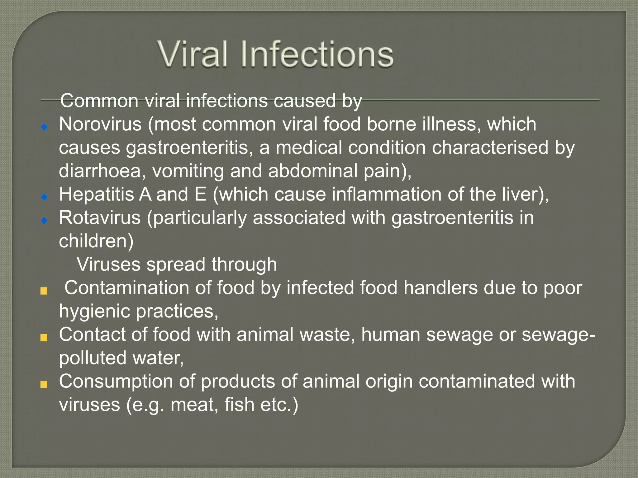 Food borne diseases | PPTX
