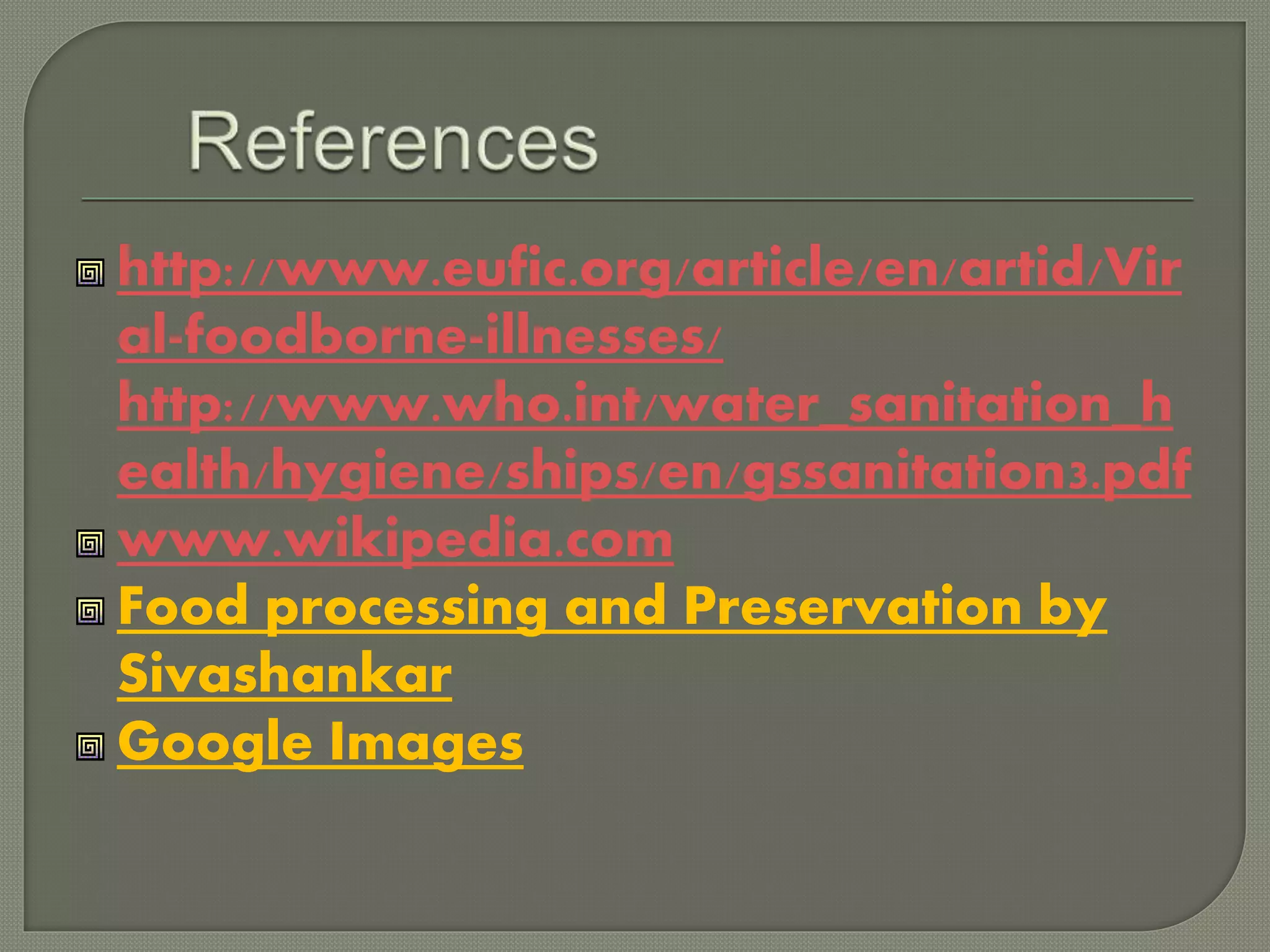 Food borne diseases | PPTX