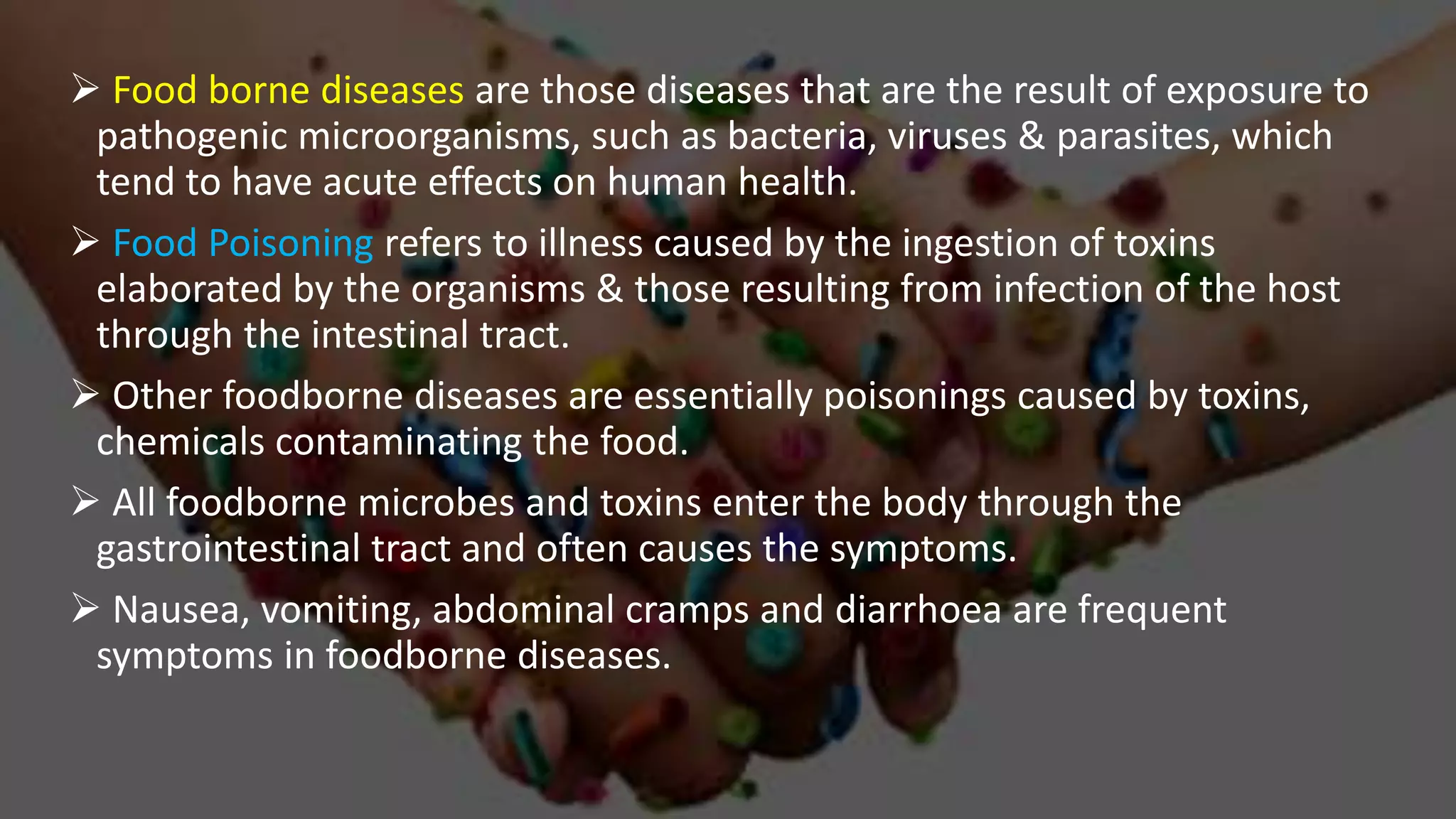 Food borne diseases | PPTX