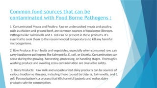 Introduction to Food Borne Diseases and their Treatment | PPTX