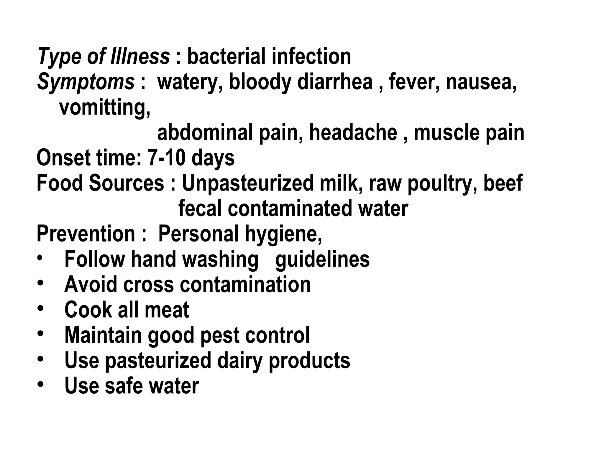 Foodborne illnesses 1 | PPT