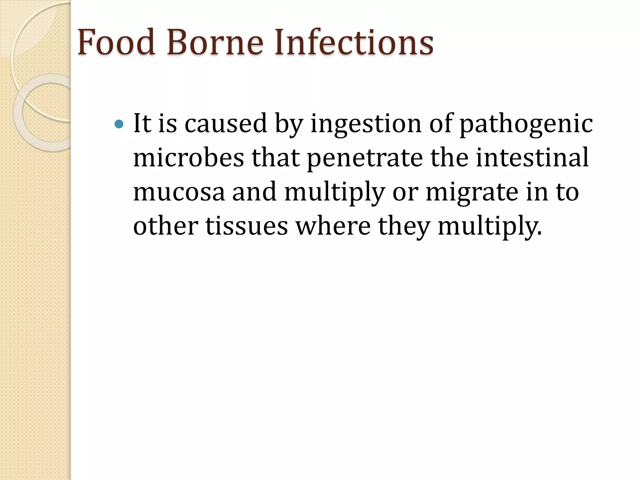 Food borne infection and intoxication converted | PDF