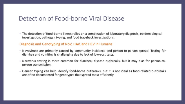 Food borne Viral Pathogens harmful to human | PPTX