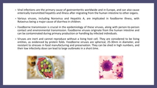 Food borne Viral Pathogens harmful to human | PPTX