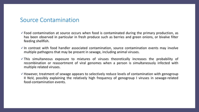 Food borne Viral Pathogens harmful to human | PPTX