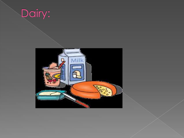 Food categories in the supermarket | PPTX