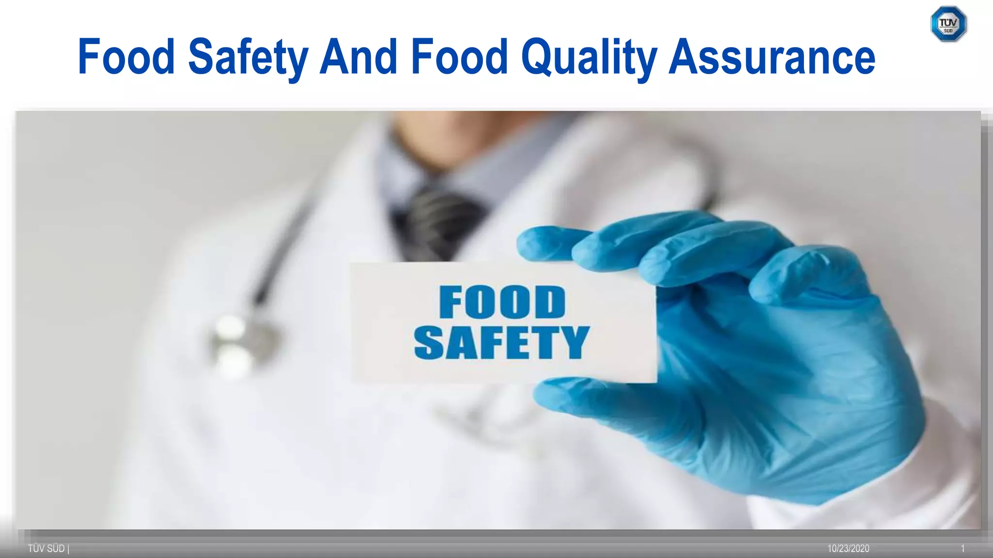Food Safety, Hygiene and Food Quality Assurance | PPTX