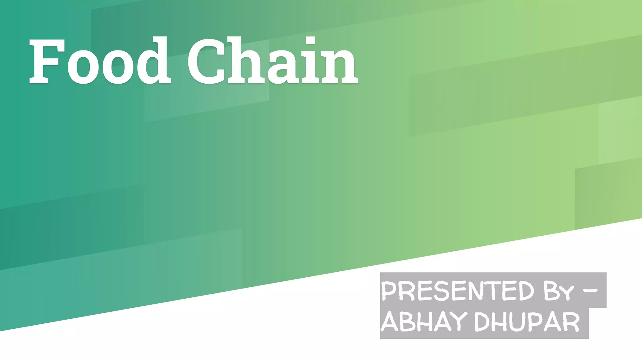 Food chain | PPT | Free Download