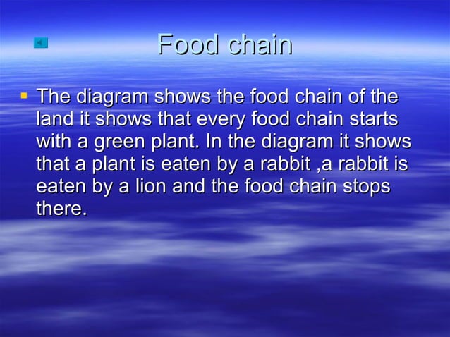 Food chain.ppt amit and mary | PPT | Food & Drink