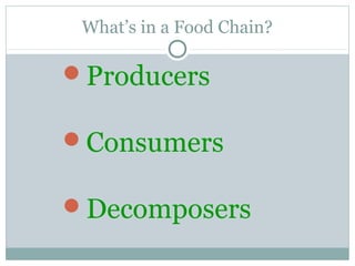 Food chains | PPT