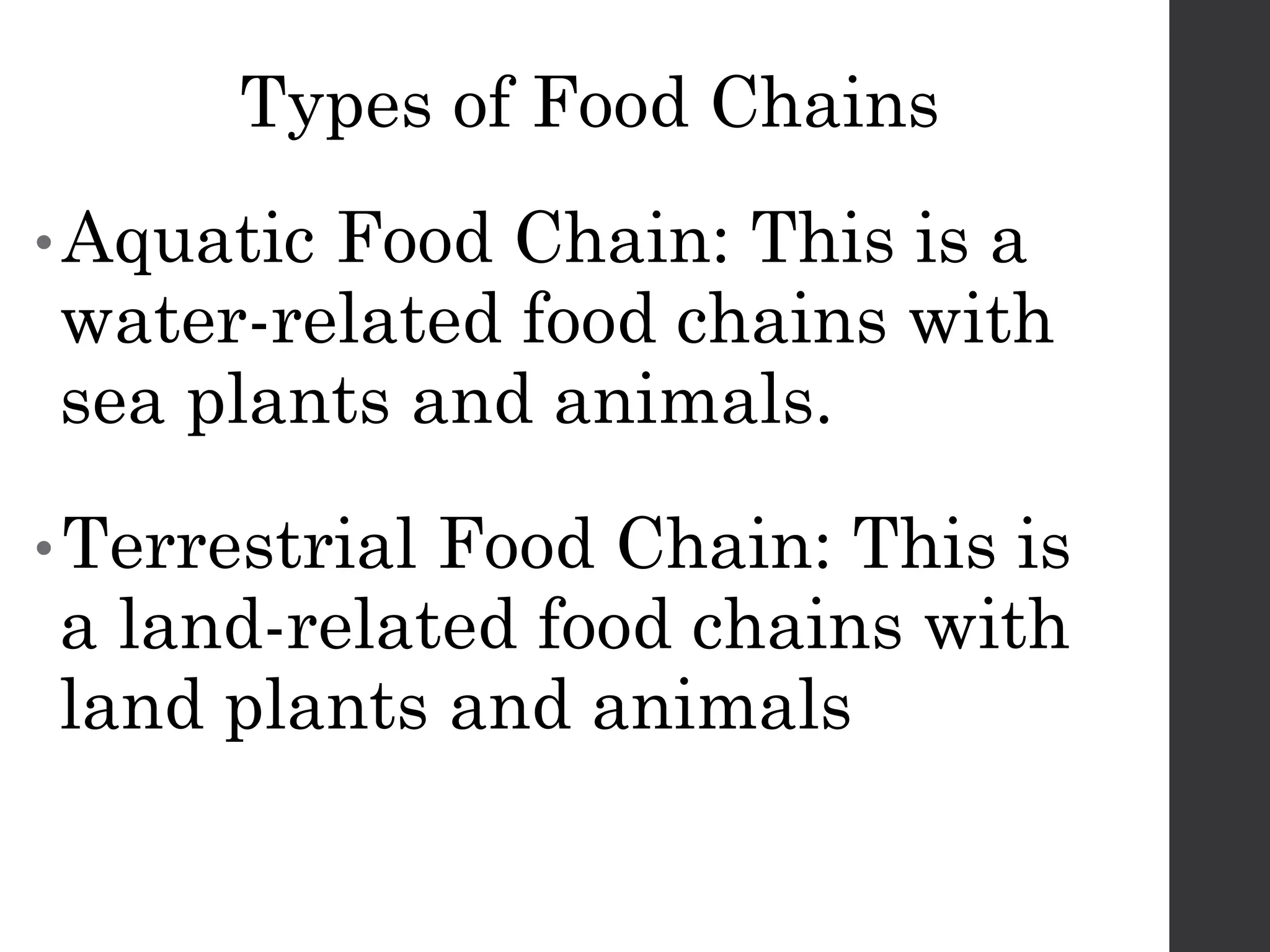 FoodChains CSEC PowerPoint Presentation for students | PPTX