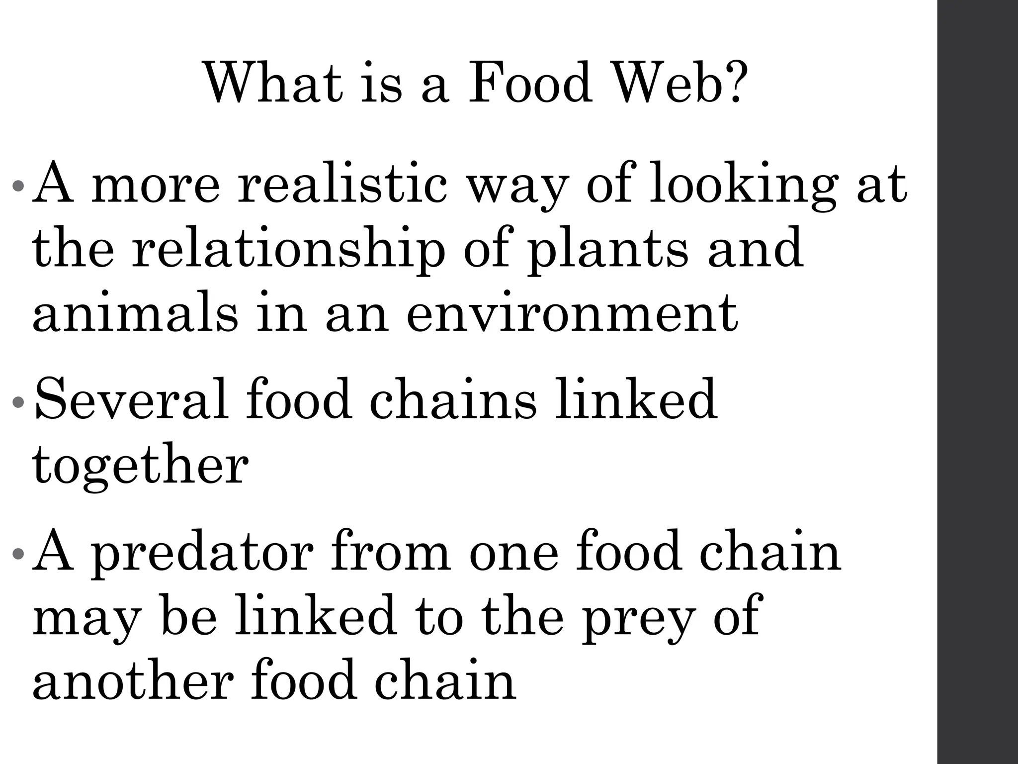 FoodChains CSEC PowerPoint Presentation for students | PPTX