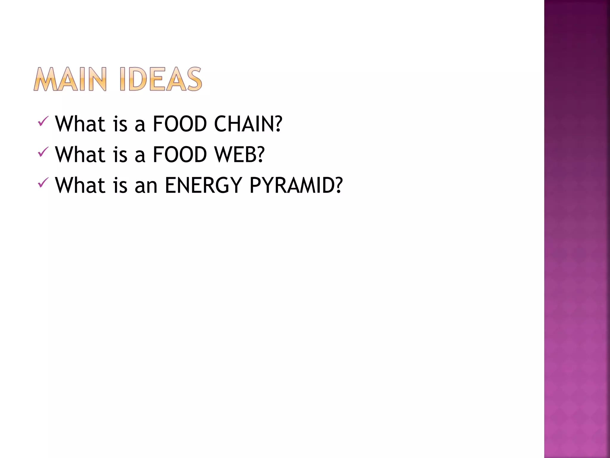 Food chains vs food web (p.a.c 2015) | PPT