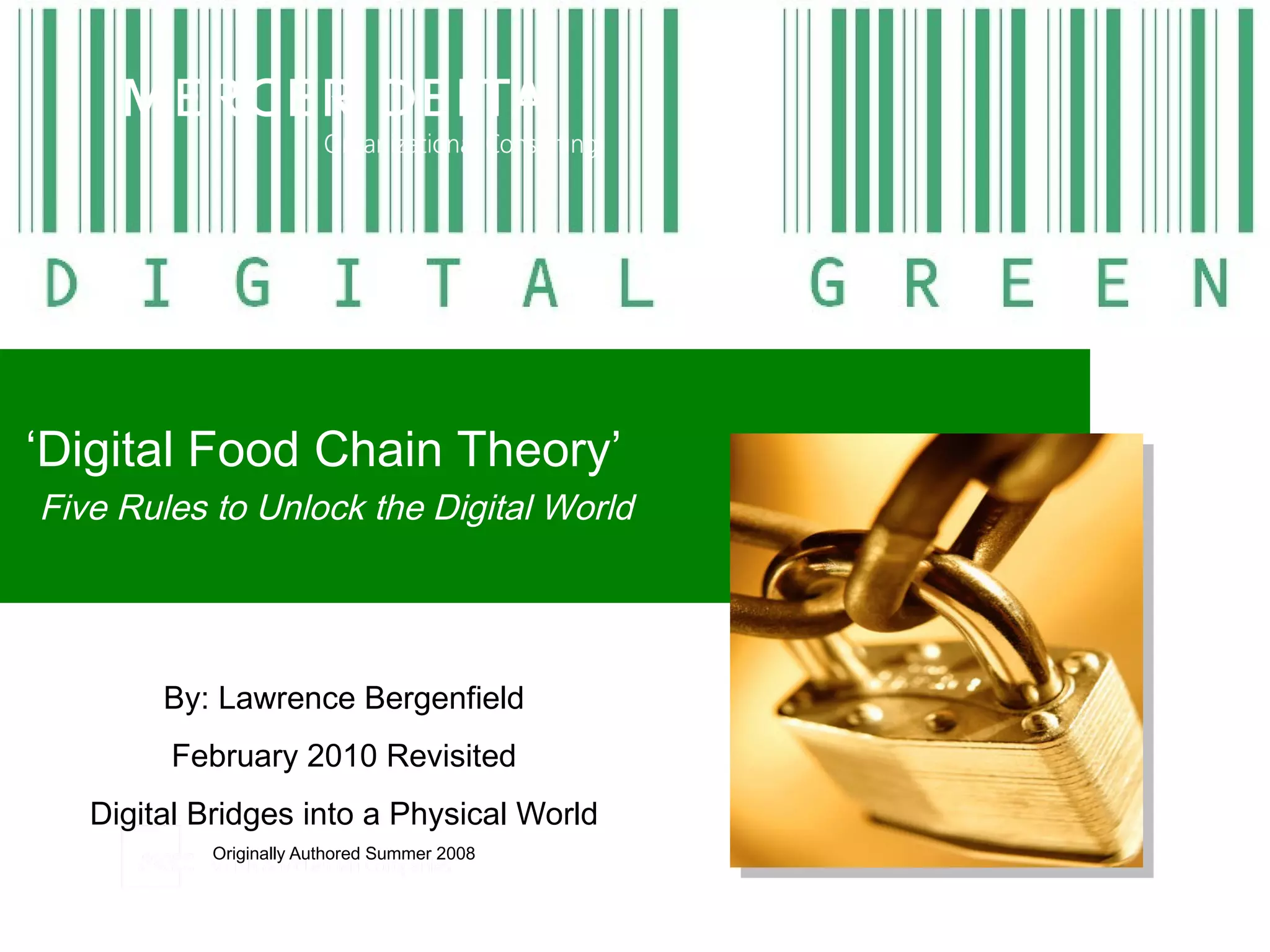 Food Chain Theory February 2010 Revisited | PPT