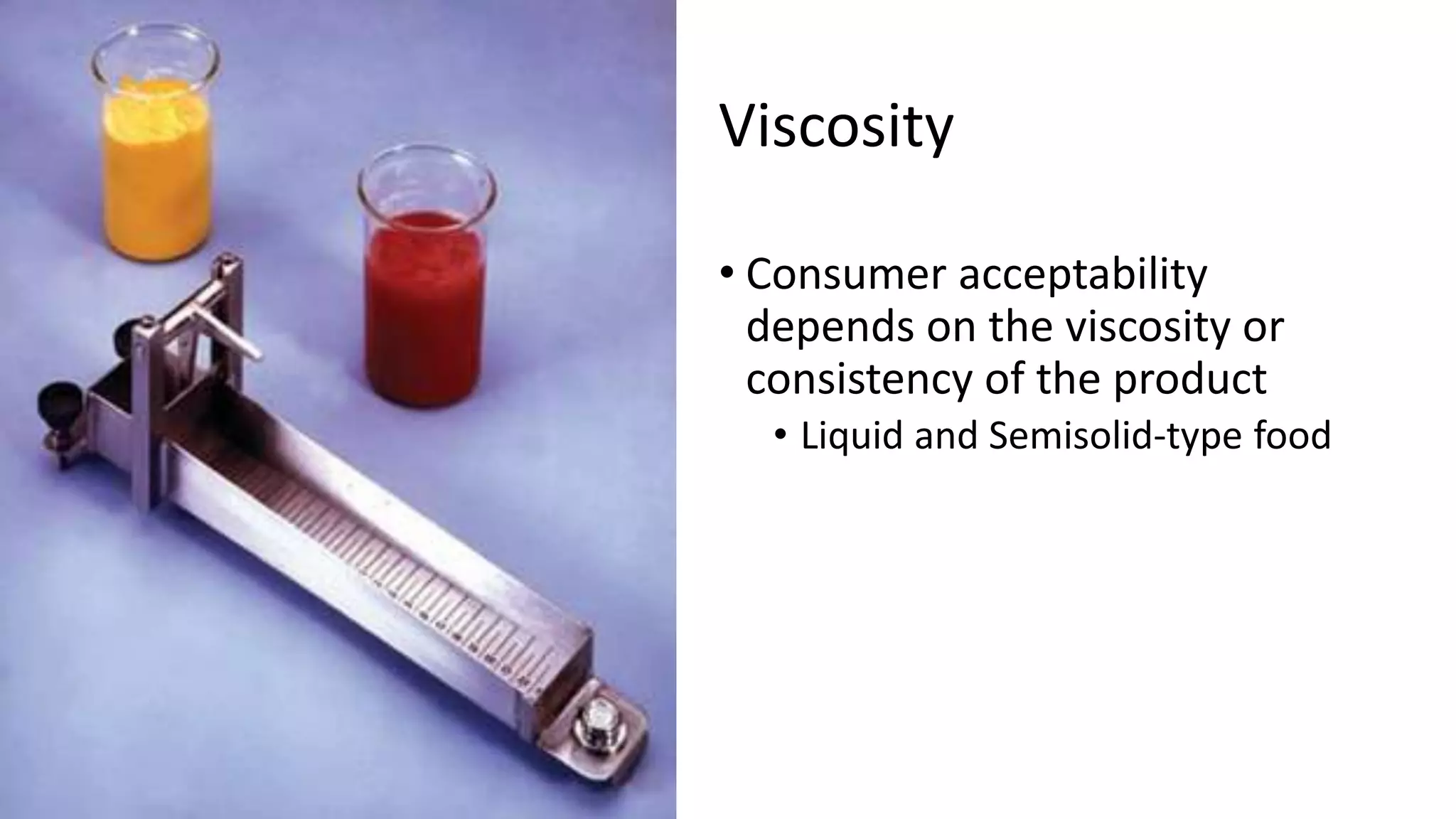 Food Chemistry - Viscosity | PPTX
