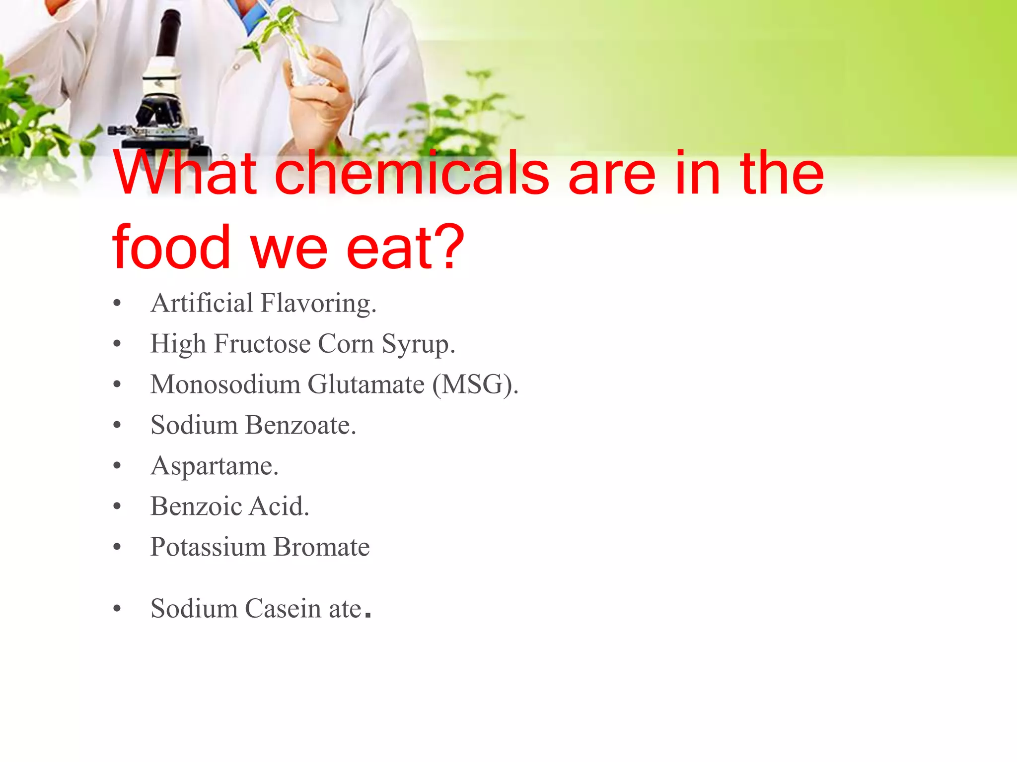 Food chemistry | PPTX | Chemistry | Science