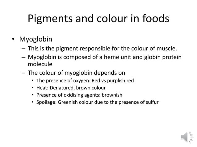 Food Chemistry - Color and pigments in Food_Part 3.pptx