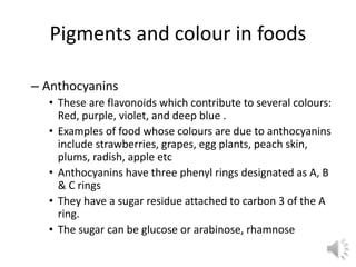 Food Chemistry - Color and pigments in Food_Part 3.pptx