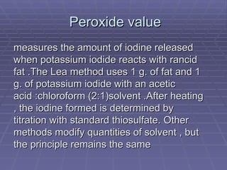 Food chemistry ,fats , lipids,fatty acids | PPT