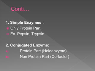 Food Chemistry, Enzyme.pptx