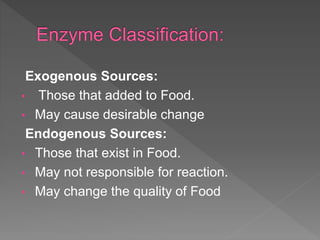 Food Chemistry, Enzyme.pptx