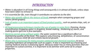 water activity | PPT