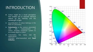 FOOD COLORIMETRY this is ver good asn.pptx | Food Industry | Industries