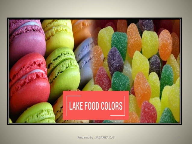 EDIBLE FOOD COLOURS | PPTX