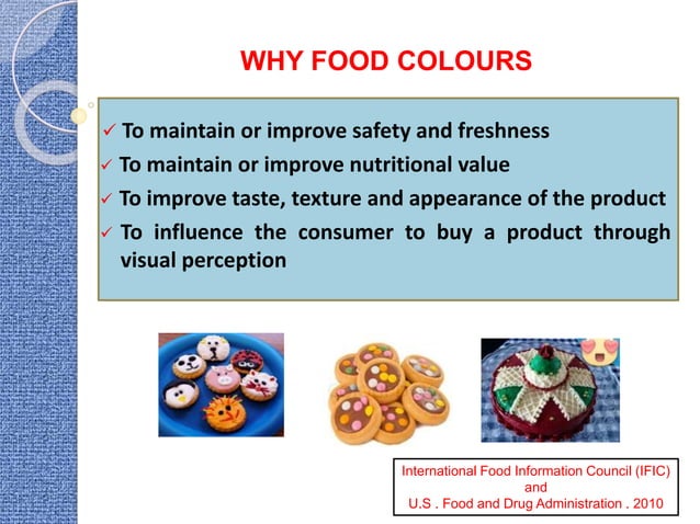 Food colours | PPTX