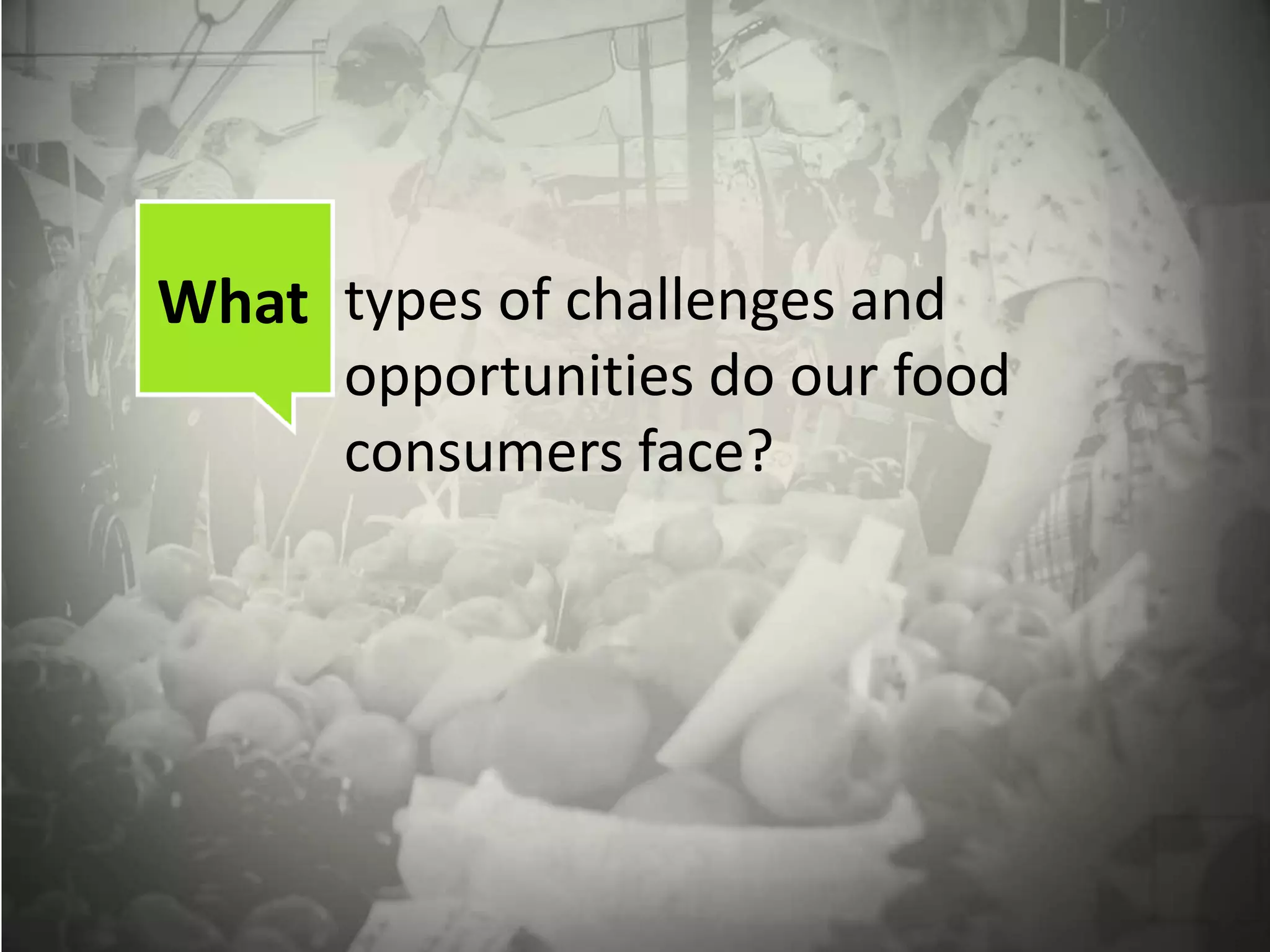 Food consumers presentation | PDF