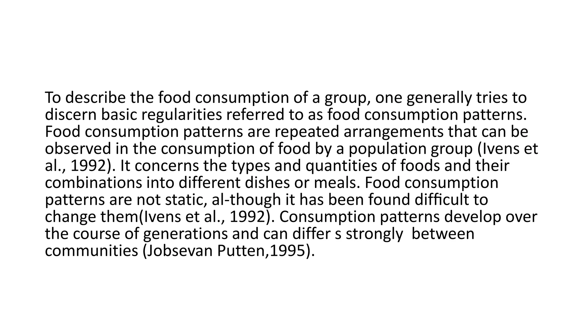 Food consumption patterns.pptx77777777777777777777 | PPTX